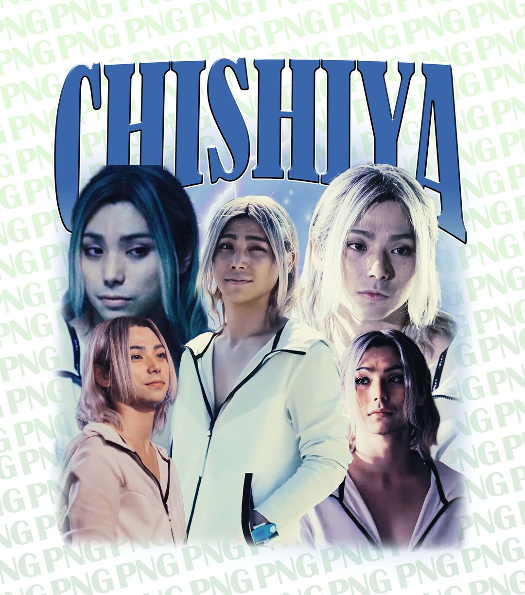 CHISHIYA PNG Shuntaro Chishiya Homage T-shirt Vintage - Etsy