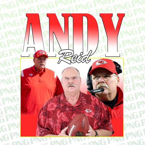 Andy Reid Svg - Etsy