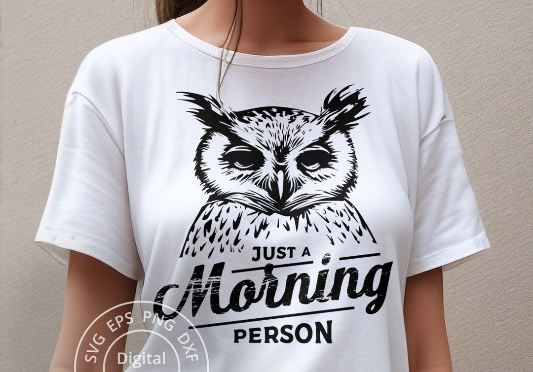 Morning Person SVG Sarcastic Quotes Svg Funny Morning - Etsy