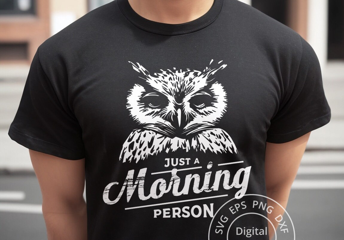 Morning Person SVG Sarcastic Quotes Svg Funny Morning - Etsy