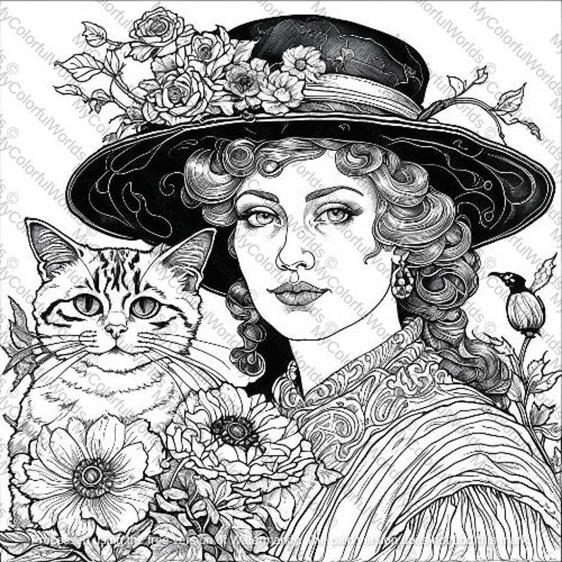 10 Coloring Pages for Adults. High Level, Plenty of Tiny Details ...