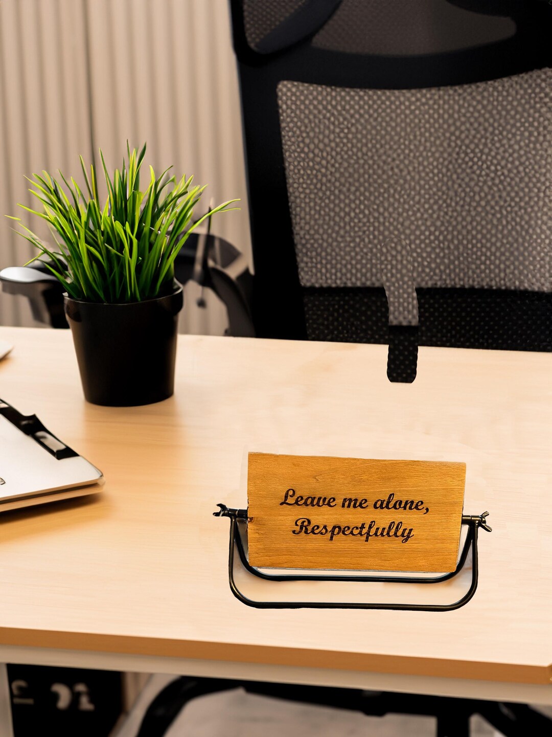 Funny Office Desk Flip Sign – "you May Approach" / "leave Me Alone ...