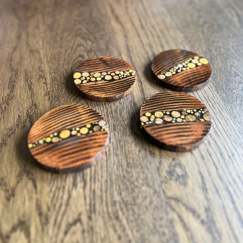Epoxy Coasters - Etsy