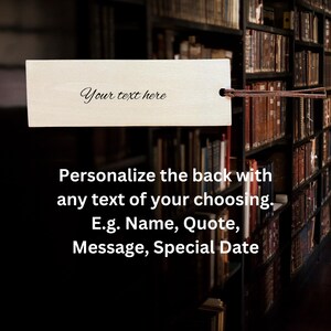 Handmade Wooden Bookmark for Gamers - "level up Your Reading" Engraved ...