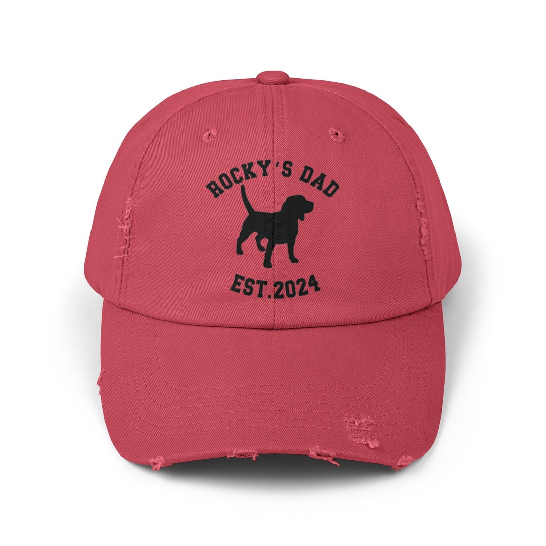 Distressed Custom Beagle Hat Personalized Beagle Dad Gift for Fathers ...
