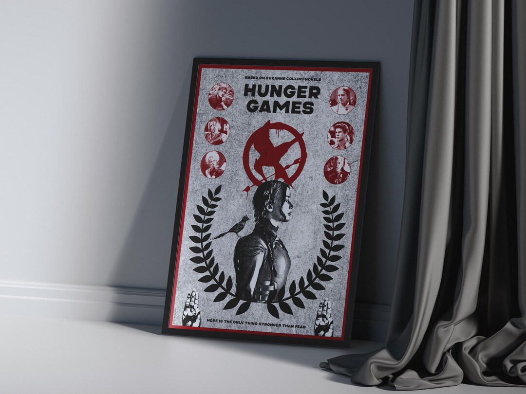 The Hunger Games - A3 Movie Poster | Dystopian Film Art Print | Panem ...