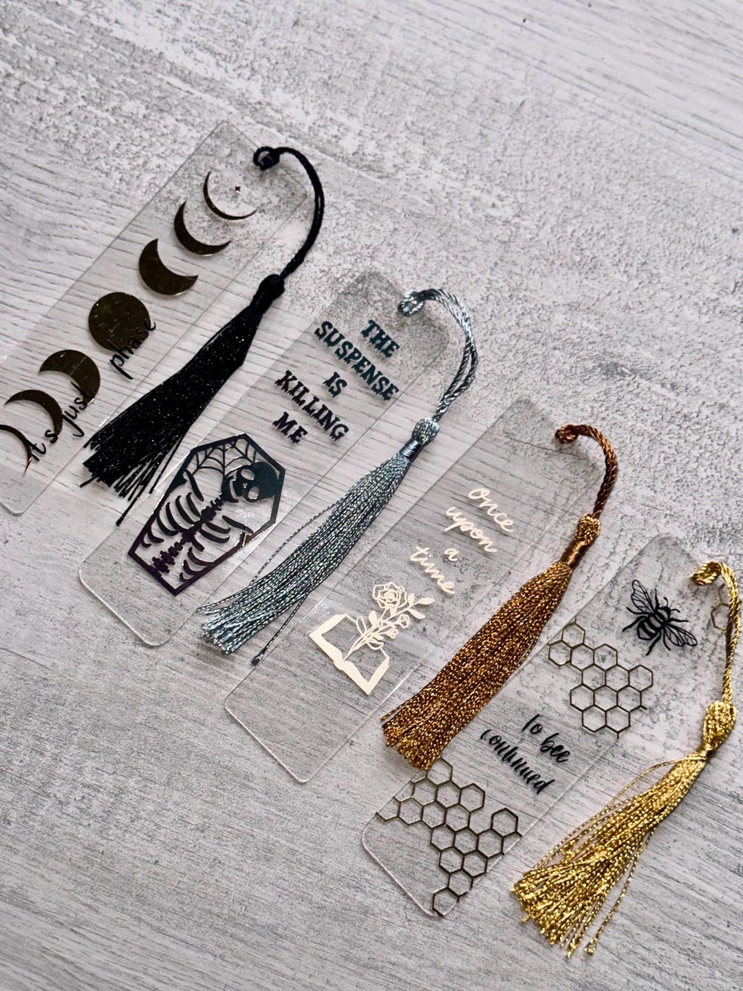 Acrylic Bookmarks // Cute Mystery Bookmarks // Book Nerds // Book ...