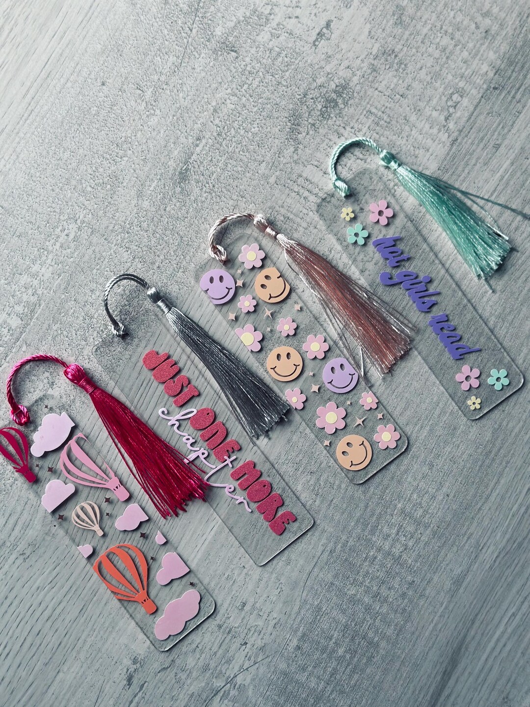 Acrylic Bookmarks // Cute Retro Groovy Bookmarks // Book Nerds // Book ...