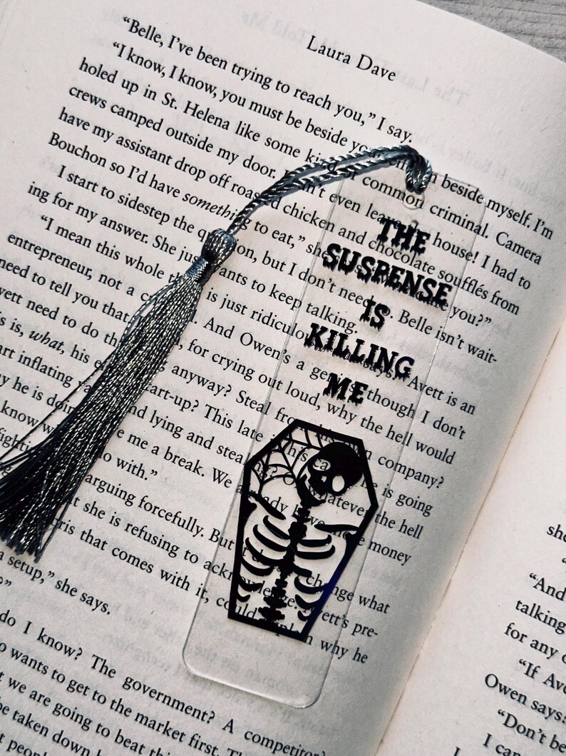 Acrylic Bookmarks // Cute Mystery Bookmarks // Book Nerds // Book ...