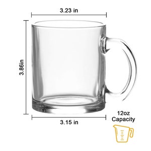 Melting Snowman Winter Glass Coffee Mug // Hot Chocolate // Hot Tea ...