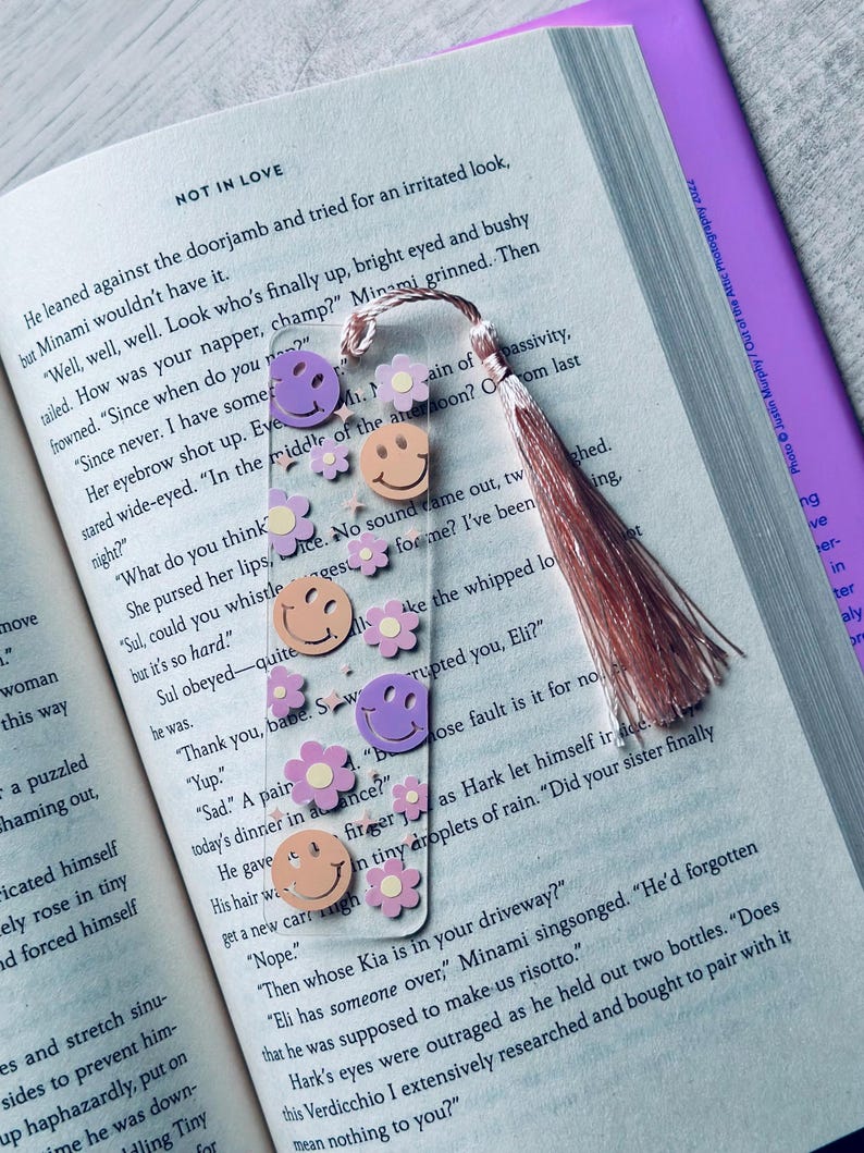 Acrylic Bookmarks // Cute Retro Groovy Bookmarks // Book Nerds // Book ...