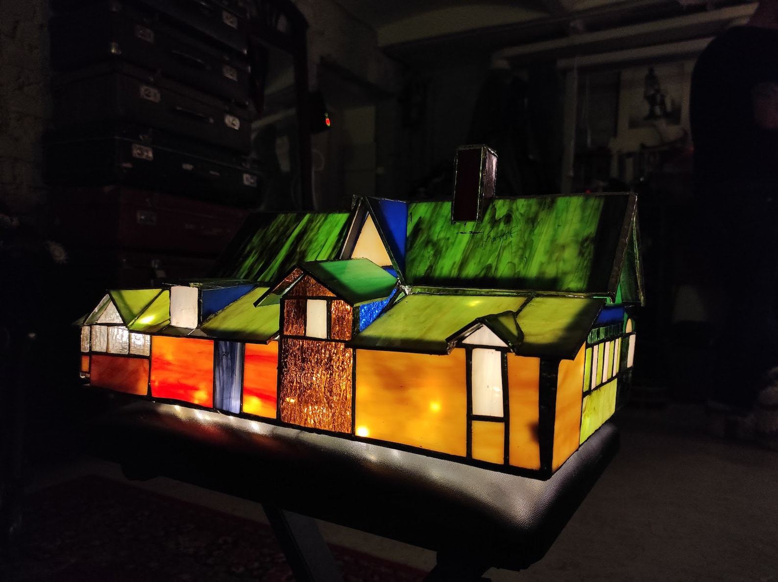 Stained Glass 3D House Model Made to Order. - Etsy