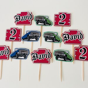 Lowrider Cake Topper, Lowrider Cupcakes Toppers, Lowrider Birthday ...