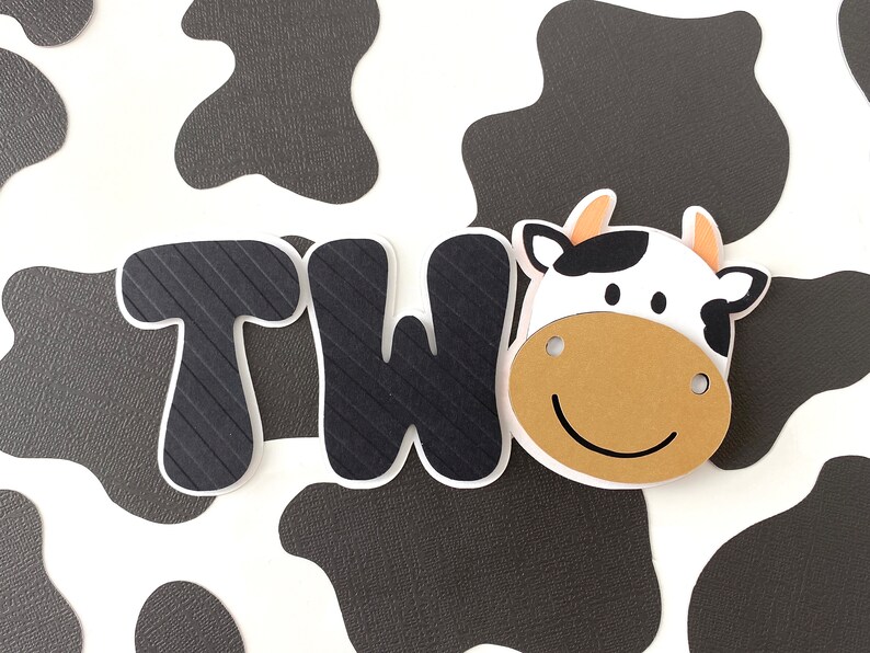 Cow Farm Cake Topper, Farm Birthday Decor, Smash Cake, Cake Topper for ...