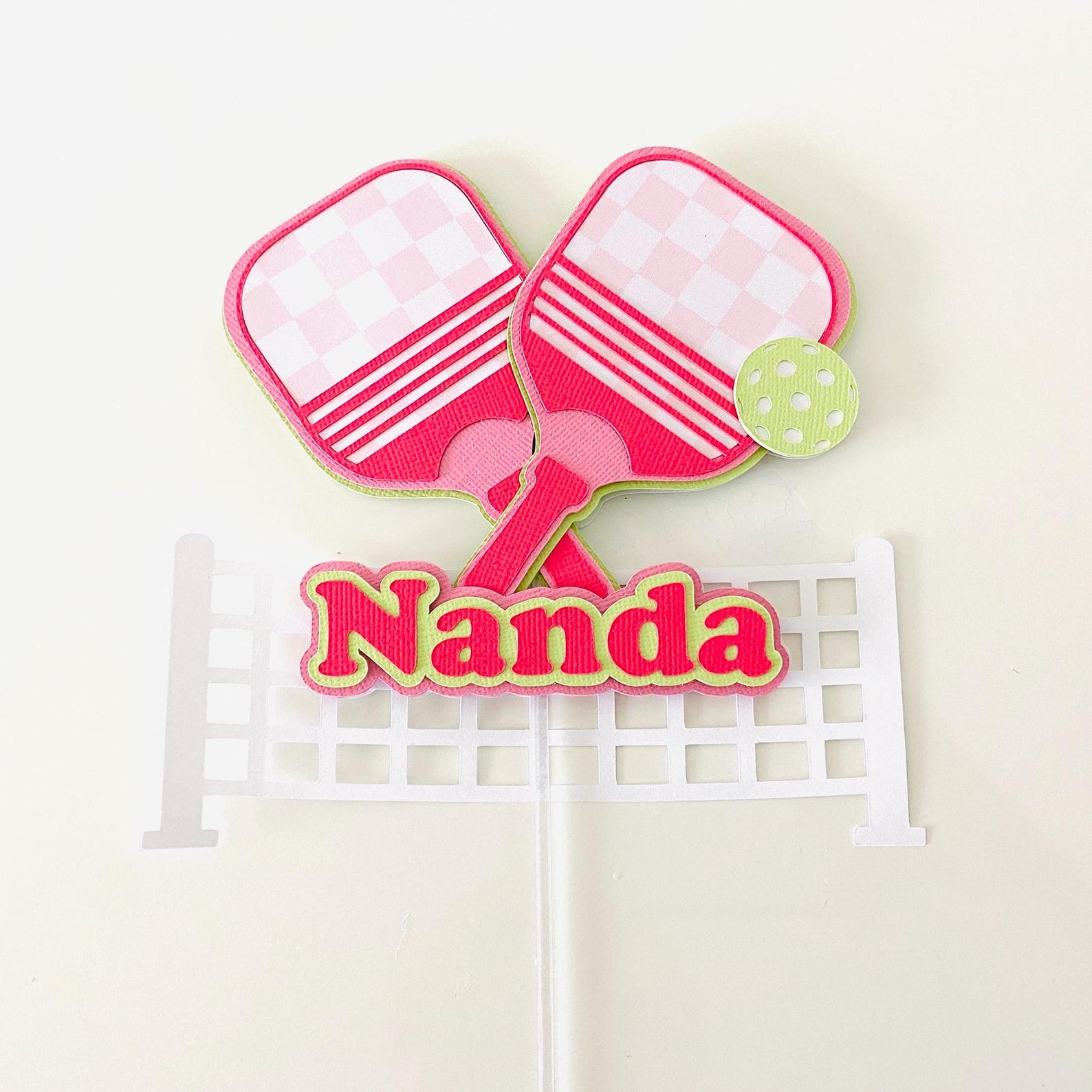 Pickleball Cake Topper. - Etsy