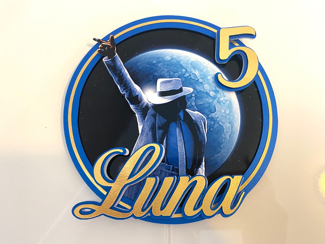 Michael Jackson Cake Topper, King of Pop Cake Topper - Etsy