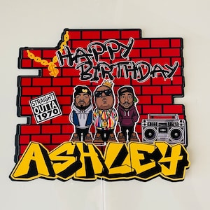 Rappers Cake Topper,hip Hop Cake Topper, 90s Birthday Party, Hip Hop ...