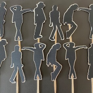 Michael Jackson Cake Topper, Who's Bad Cake Topper, King of Pop Cake ...