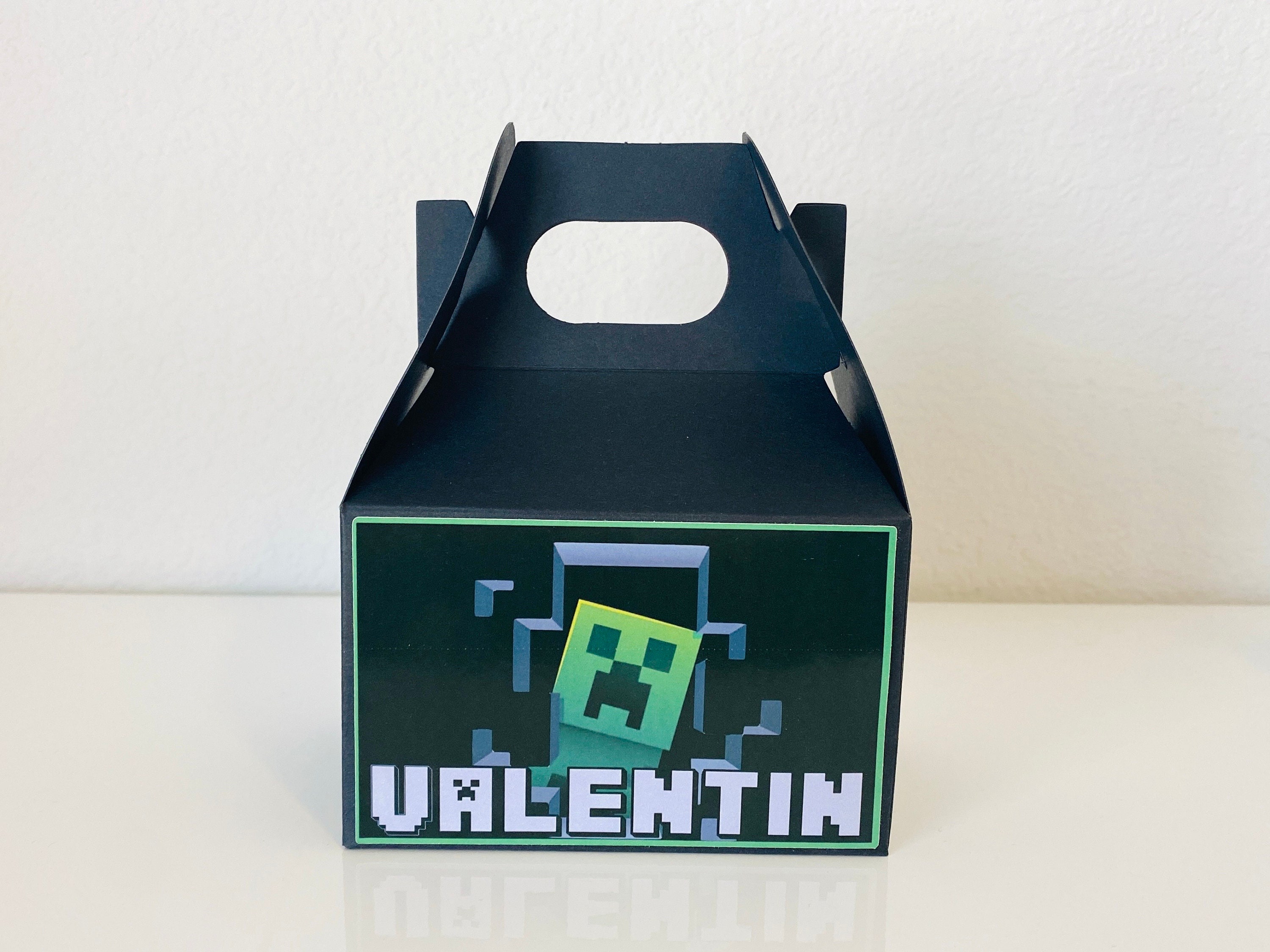 Small Minecraft Inspired Favors Boxes, Minecraft Birthday Party, Small ...