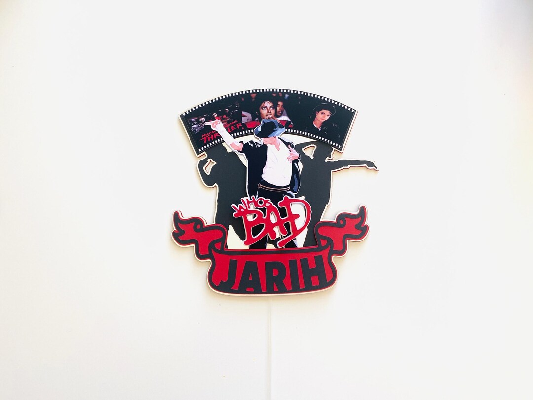 Michael Jackson Cake Topper: Personalized King of Pop Party Decor - Etsy