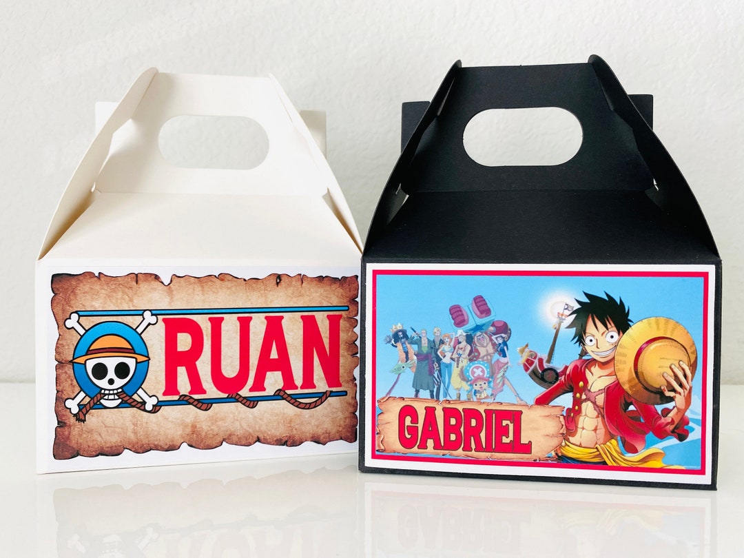 One Piece Manga Favor Boxes: Personalized Gable Boxes - Set of 10 - Etsy