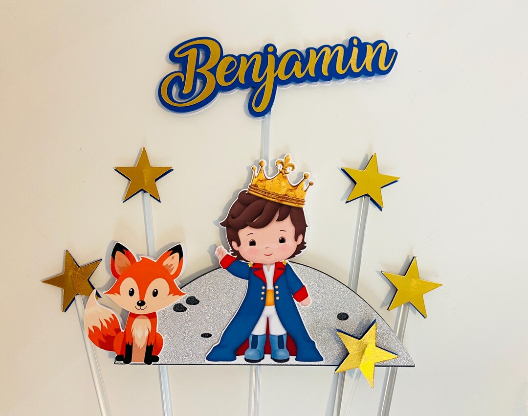 The Little Prince Cake Topper, Prince Birthday Party. - Etsy