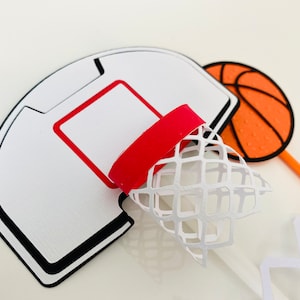 Basketball Cake Topper, Basketball Birthday Party, Custom Basketball ...