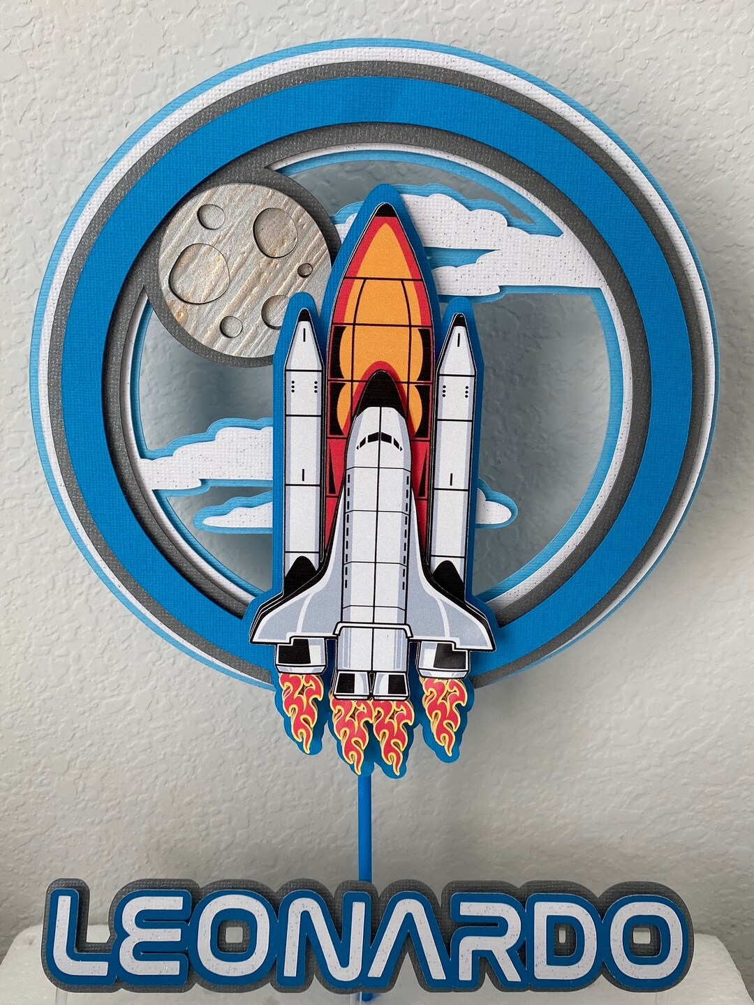 NASA Cake Topper, Space Cake Topper, NASA Birthday, Custom Birthday ...