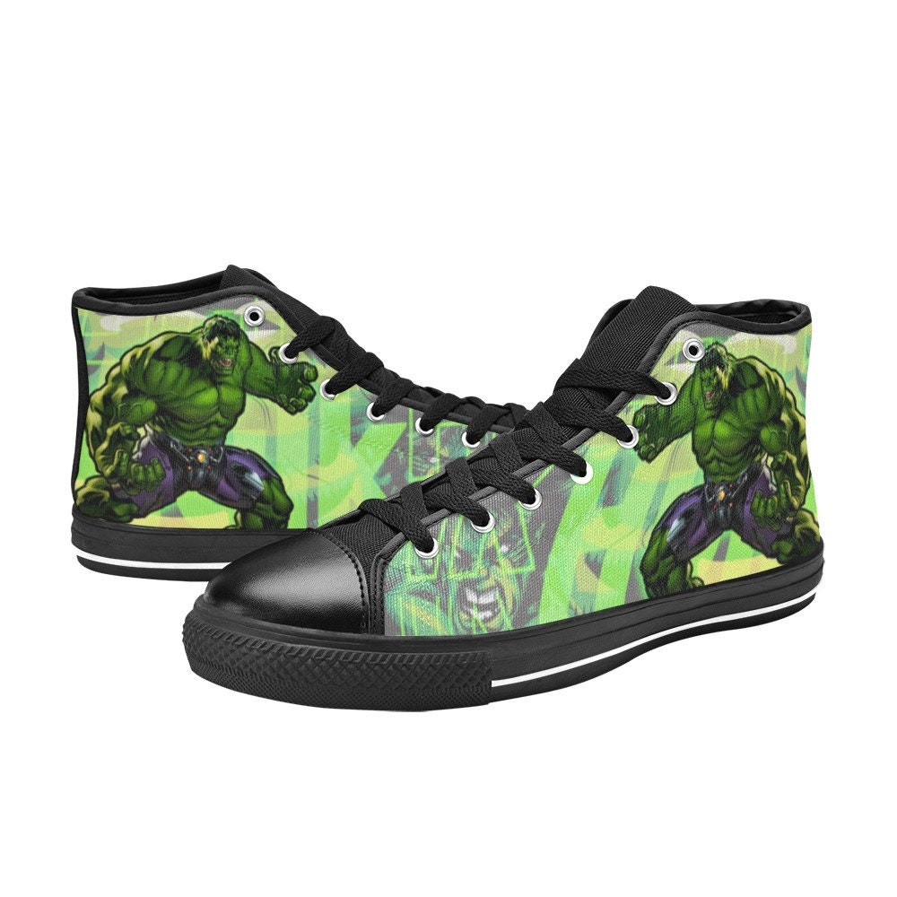 Hulk High Top Shoes Sneakers, Personalized Custom Kids, and Adult - Etsy