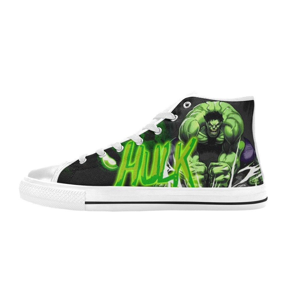 Hulk High Top Shoes Sneakers, Personalized Custom Kids, and Adult - Etsy