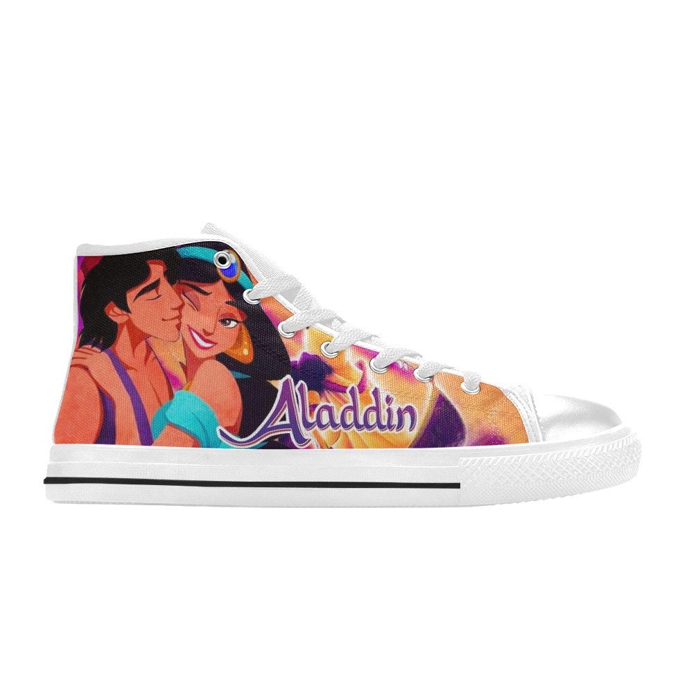 Princess Jasmine Aladdin High Top Shoes Sneakers, Personalized Custom ...