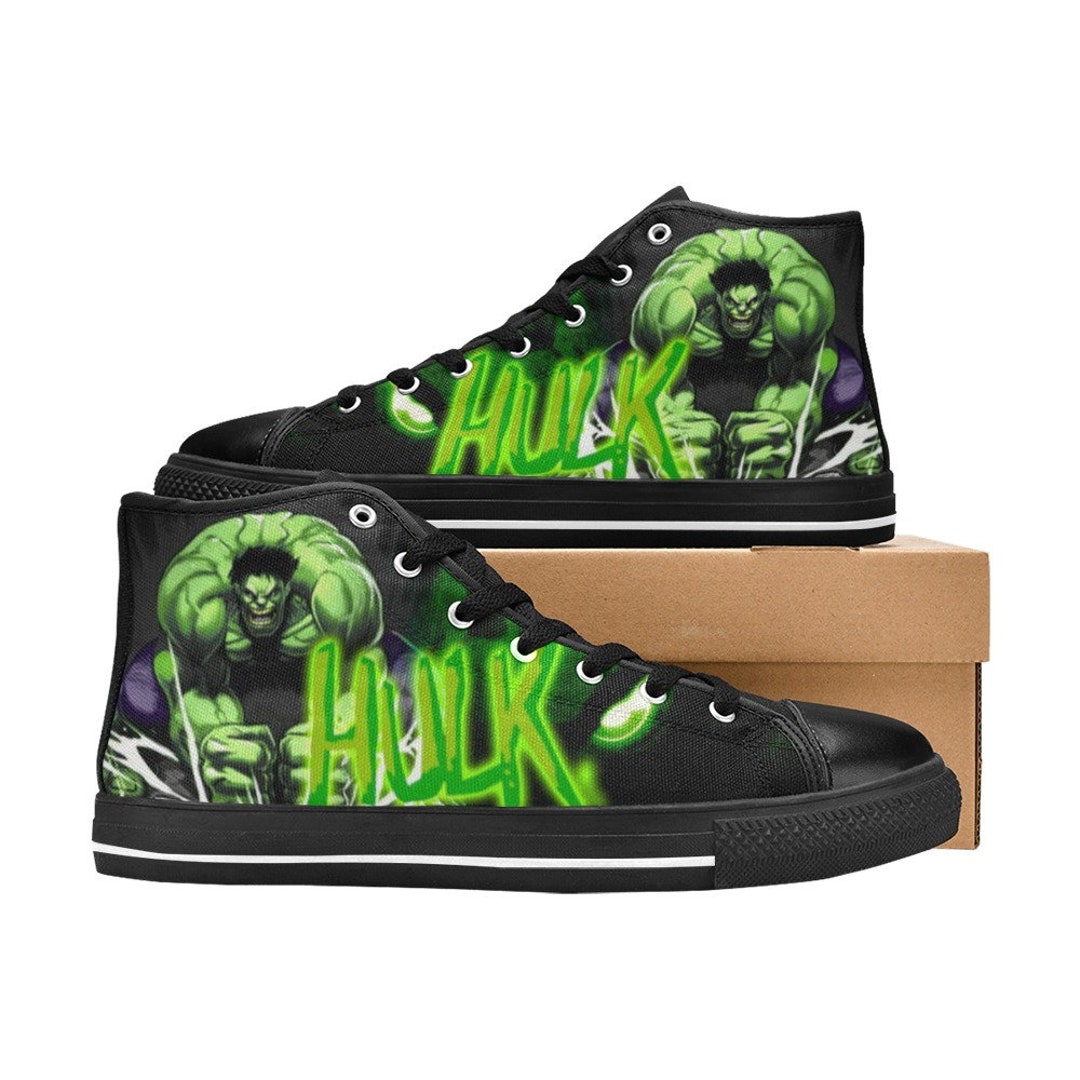 Hulk High Top Shoes Sneakers, Personalized Custom Kids, and Adult - Etsy