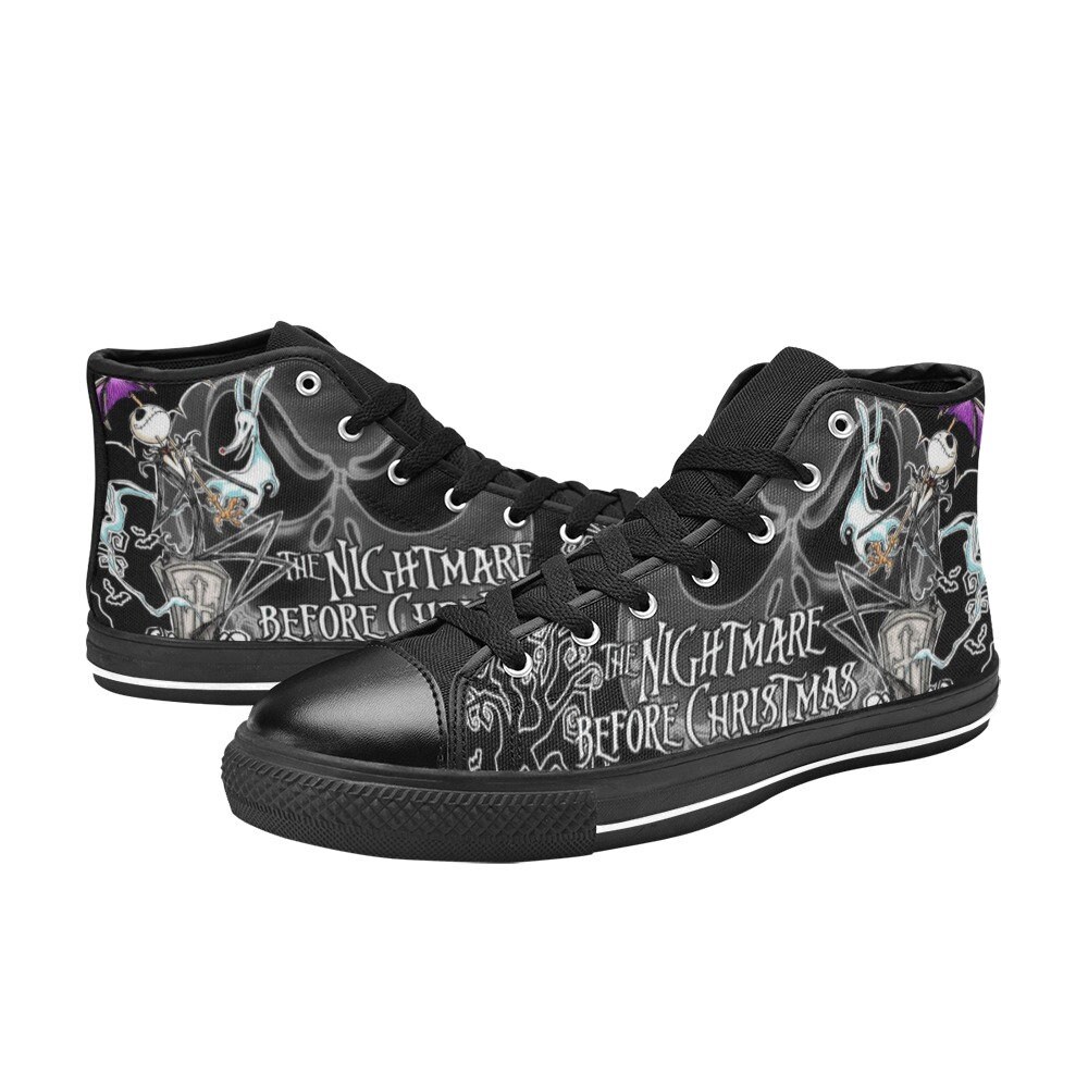 The Nightmare Before Christmas High Top Shoes Sneakers, Personalized ...