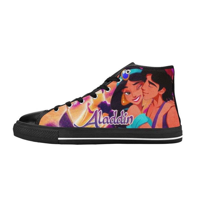 Princess Jasmine Aladdin High Top Shoes Sneakers, Personalized Custom ...