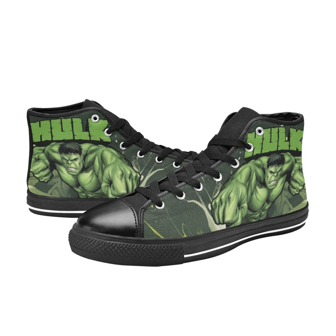 Hulk High Top Shoes Sneakers, Personalized Custom Kids, and Adult - Etsy