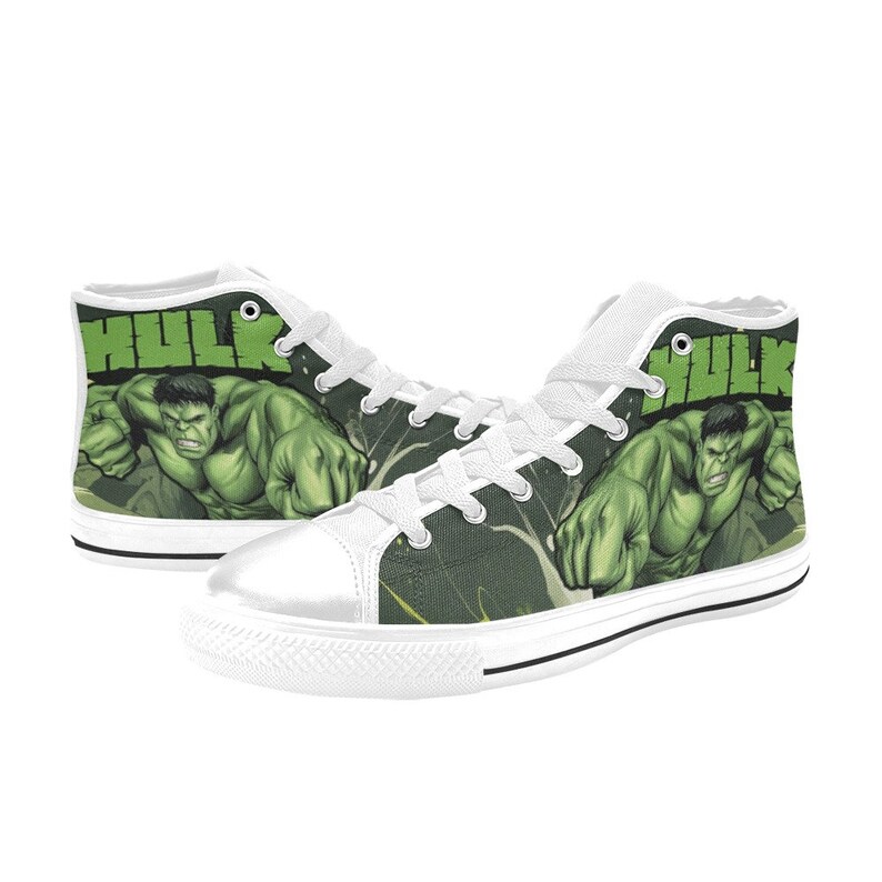 Hulk High Top Shoes Sneakers, Personalized Custom Kids, and Adult - Etsy