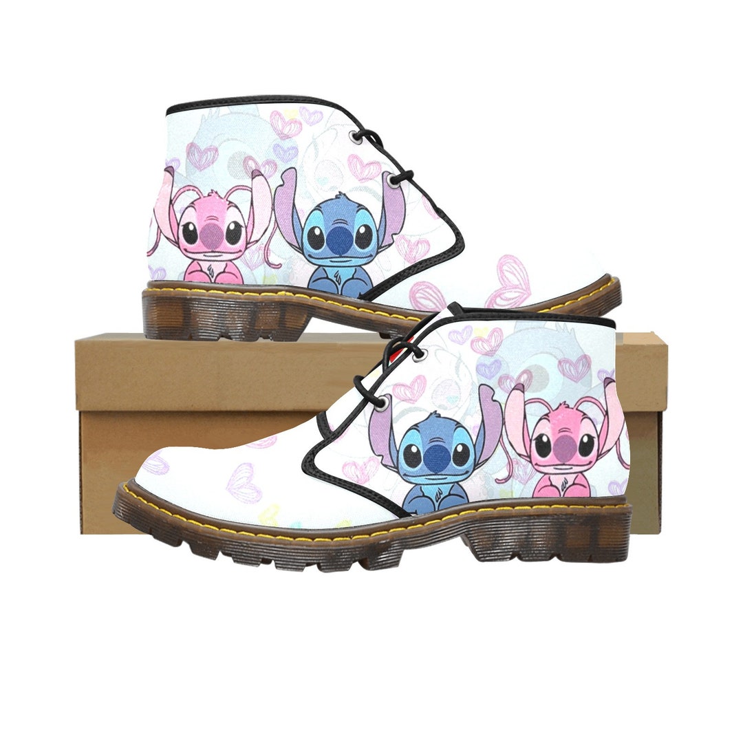 Stitch and Angel Custom Chuka Boots Unisex Adult, Boots for Men and ...