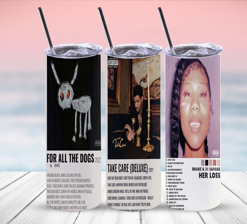 Drake Tumbler 20 Oz Skinny Stitch Tumbler Sublimation Designs, Full ...