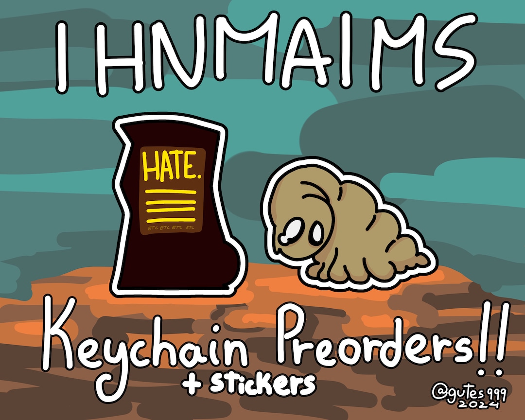 I Have No Mouth and I Must Scream Keychain + Stickers ,AM, Ted - Etsy