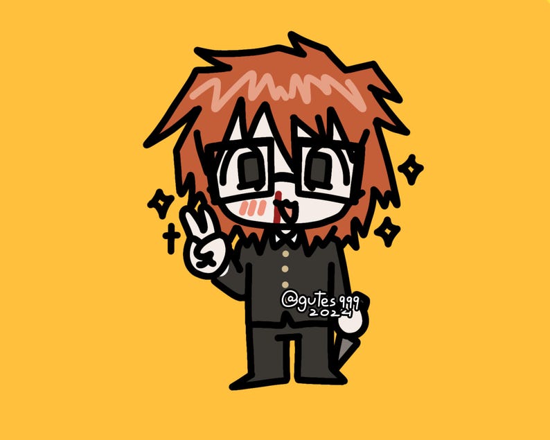 Ranfren Keychains + Stickers, Randal, Satoru, Nyon, Nyen - Etsy