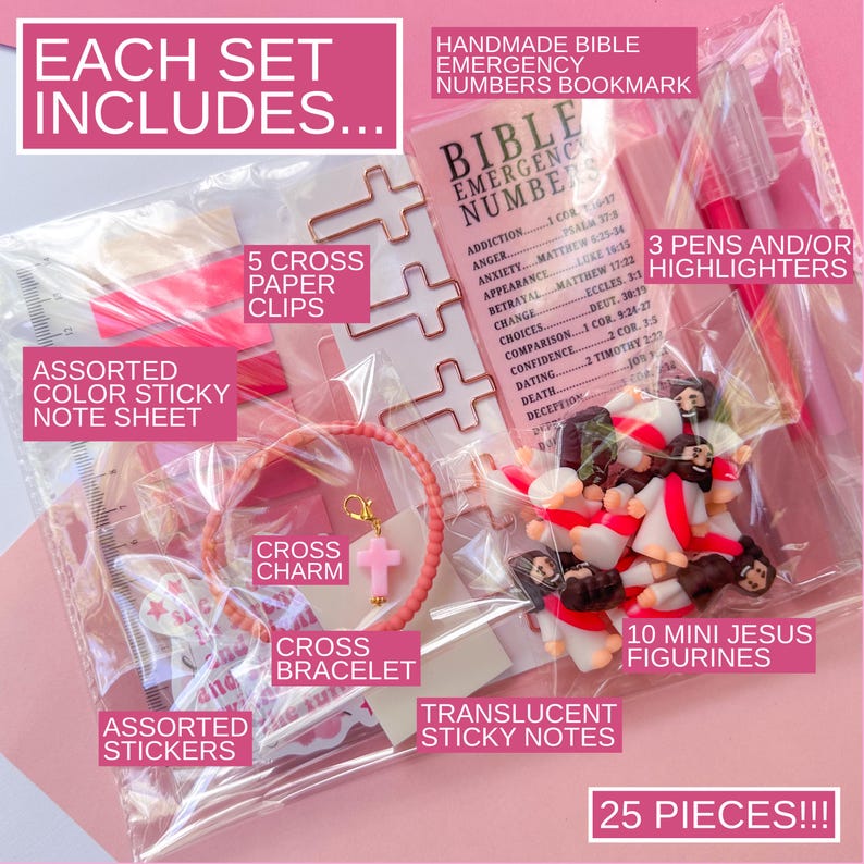 Bible Study Kit Bible Grab Bag Christian Journaling Kit Faith Mother’s ...