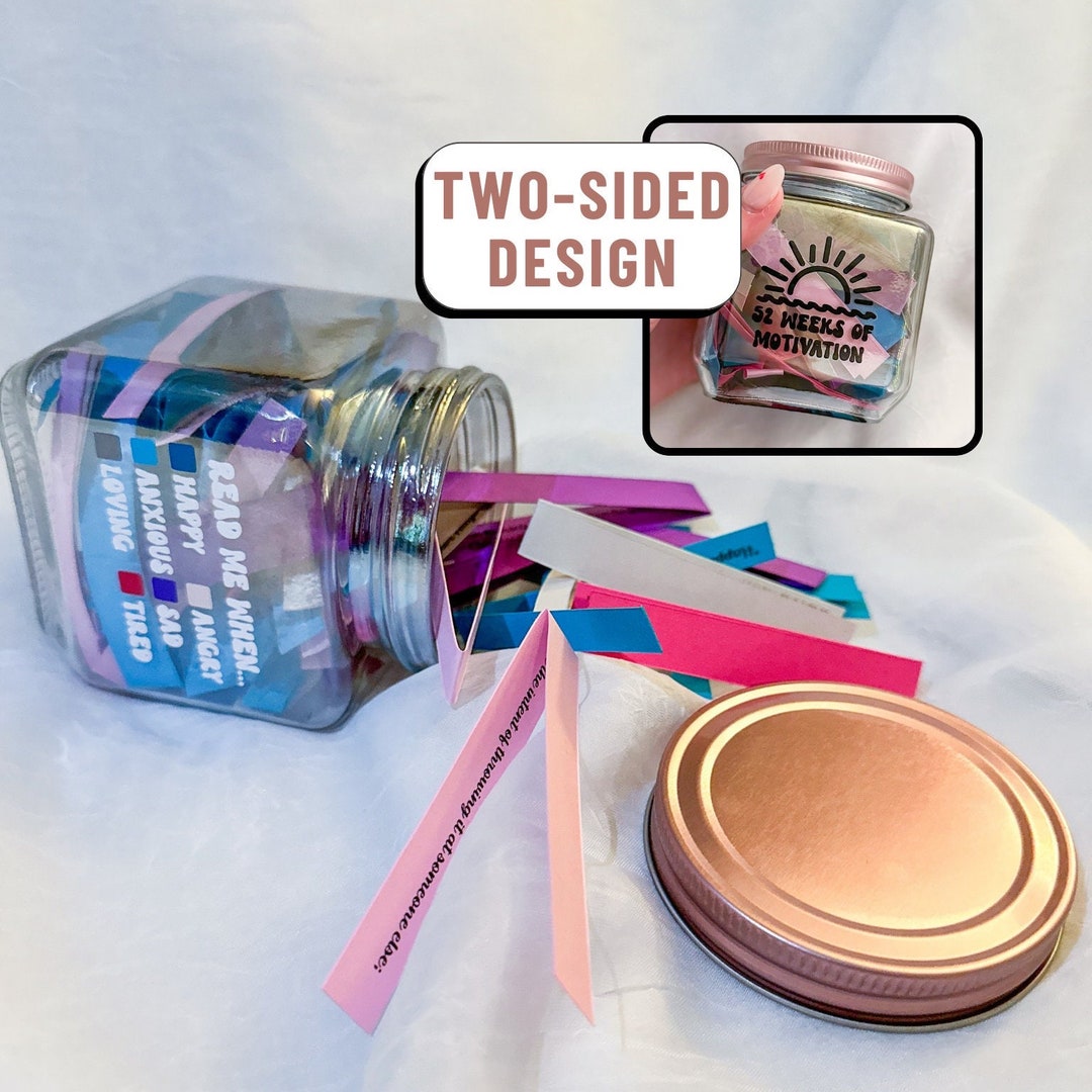 Motivational Quotes Jar for Motivation Gift Idea Jarful Jar Giftful Jar ...