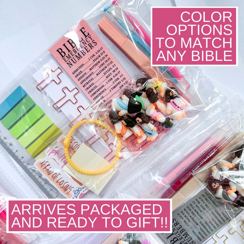 Bible Study Kit Bible Grab Bag Christian Journaling Kit Faith Mother’s ...