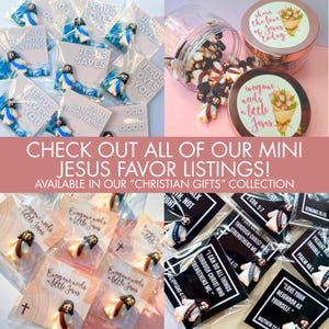 Mini Jesus Figure Pocket Size Jesus Favor Religious Mother's Day Gift ...