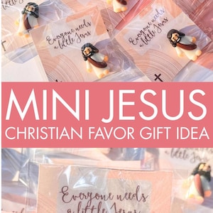 Mini Jesus Figure Pocket Size Jesus Favor Religious Mother's Day Gift ...