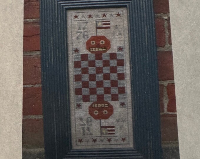 Patriotic Jack Game Board by the Primitive Needle Rare Cross Stitch ...