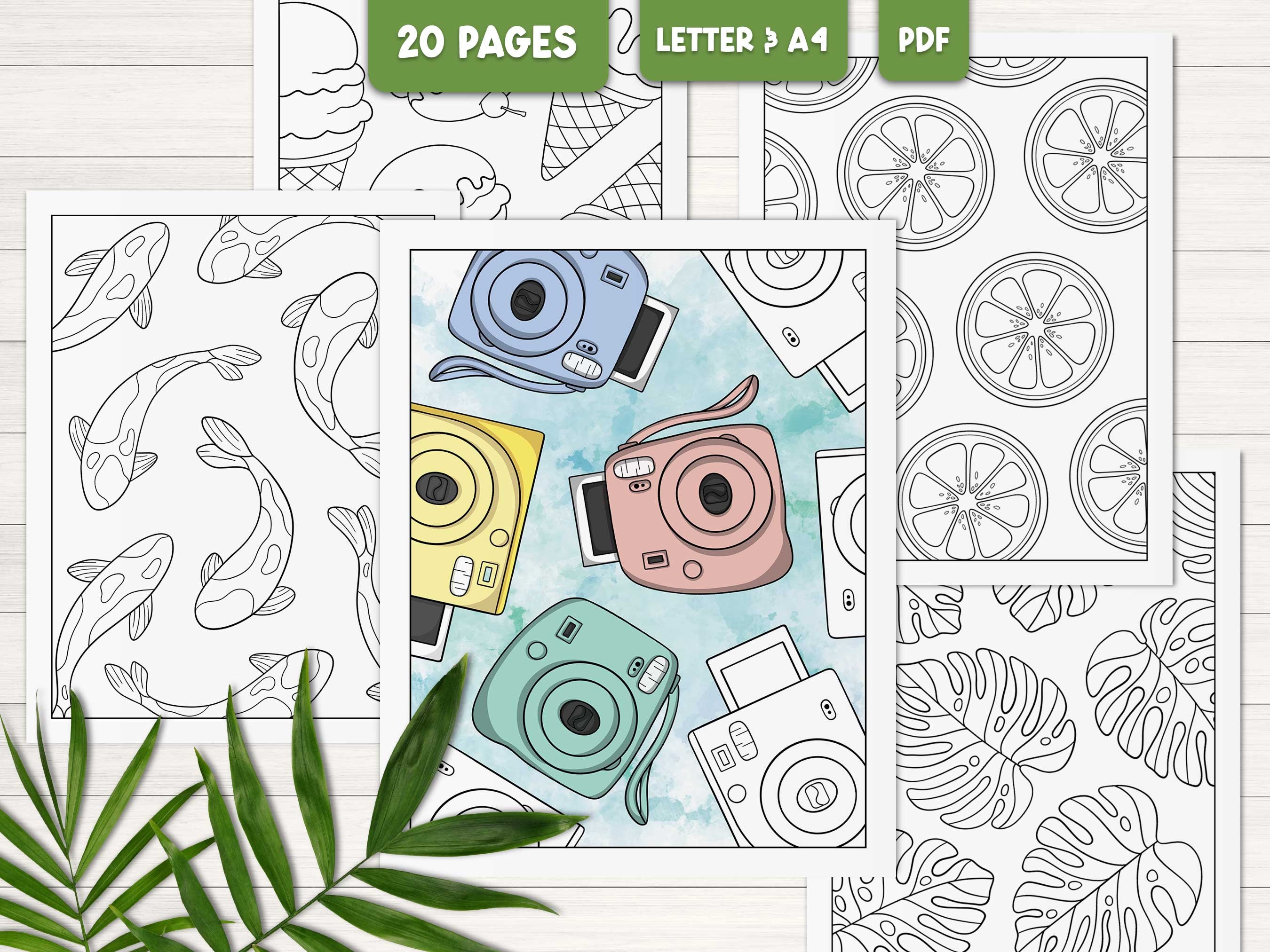 Pattern Coloring Pages, Printable Coloring Pages for Adults, Simple ...