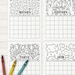 Printable Coloring Calendar for Kids, Undated Planner PDF, Coloring ...