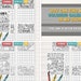 Coloring Calendar for Kids, Undated Monthly Planner Printable, Holiday ...