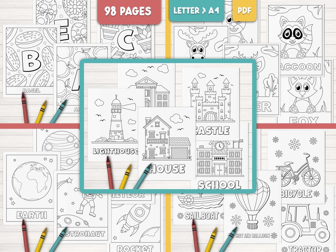 Educational Coloring Pages, Printable Coloring Pages for Kids, Vehicle ...